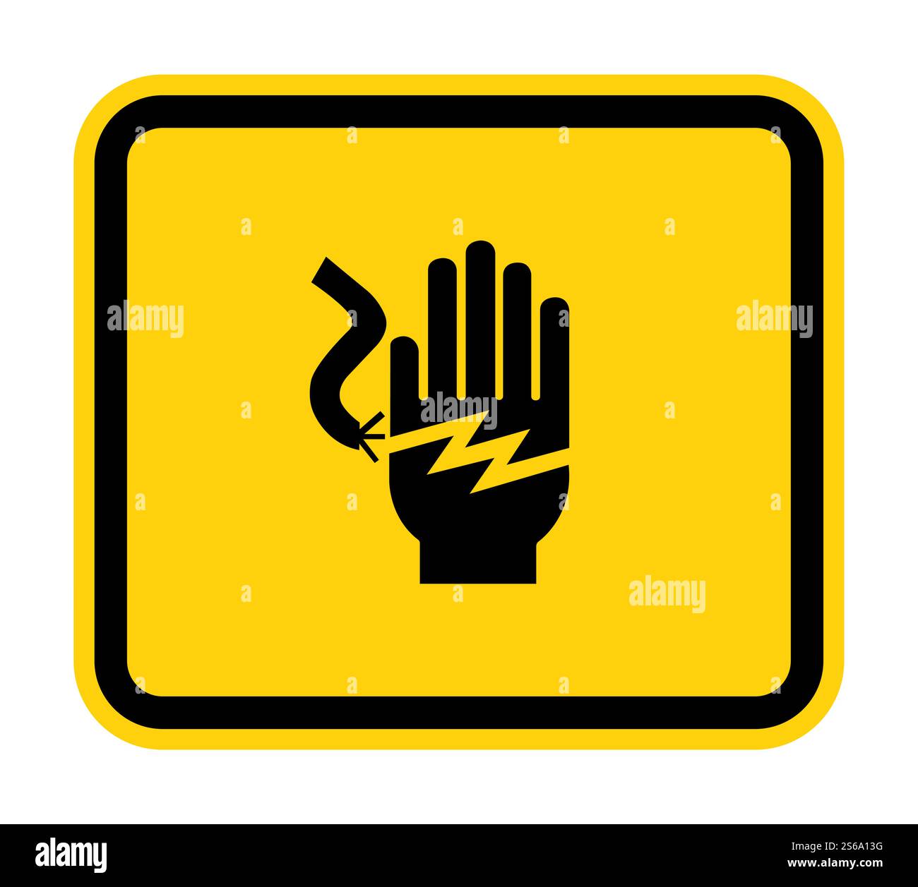 Electrical Shock Electrocution Symbol Sign, Vector Illustration ...