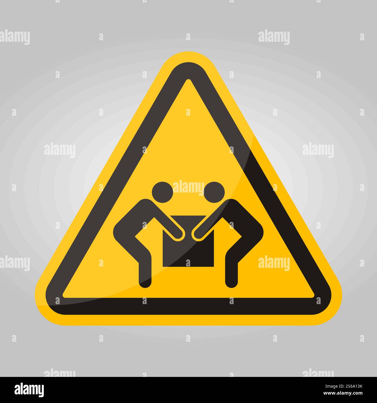 Symbol Two Person Lift Sign Isolate On White Background,Vector ...