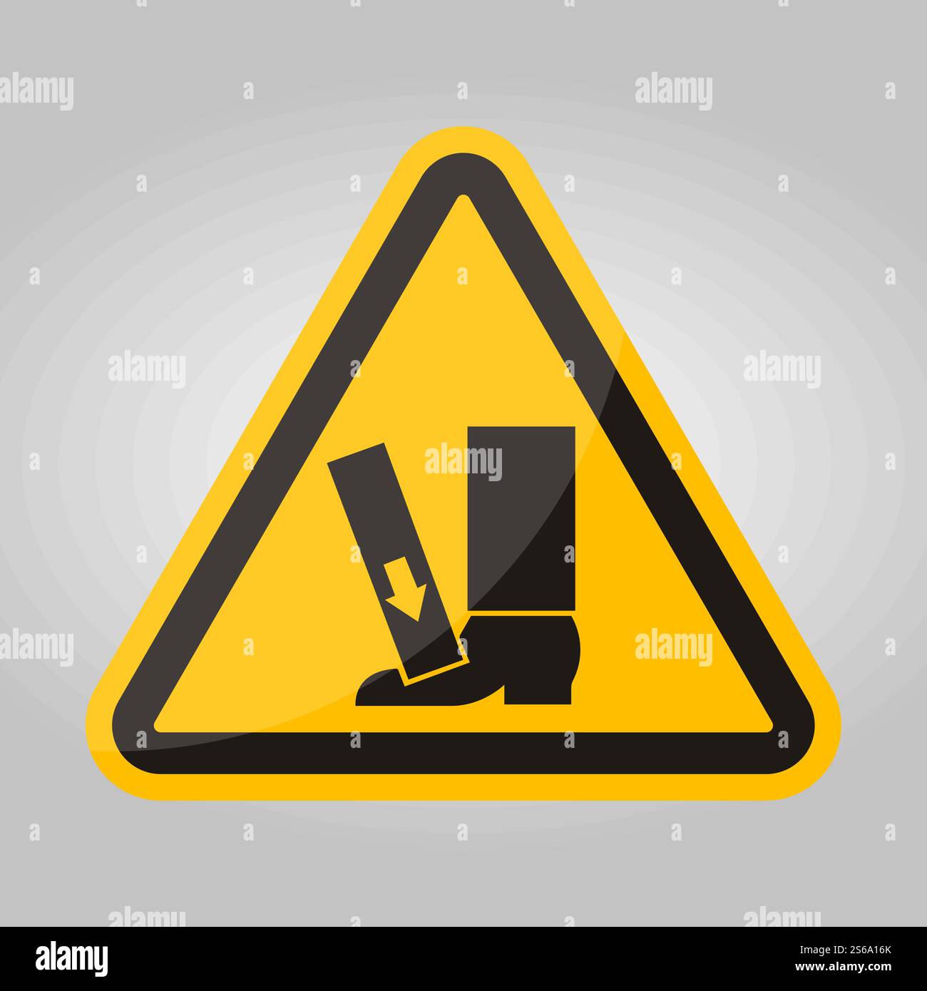 Foot Crush Force From Above Symbol Sign, Vector Illustration, Isolate ...
