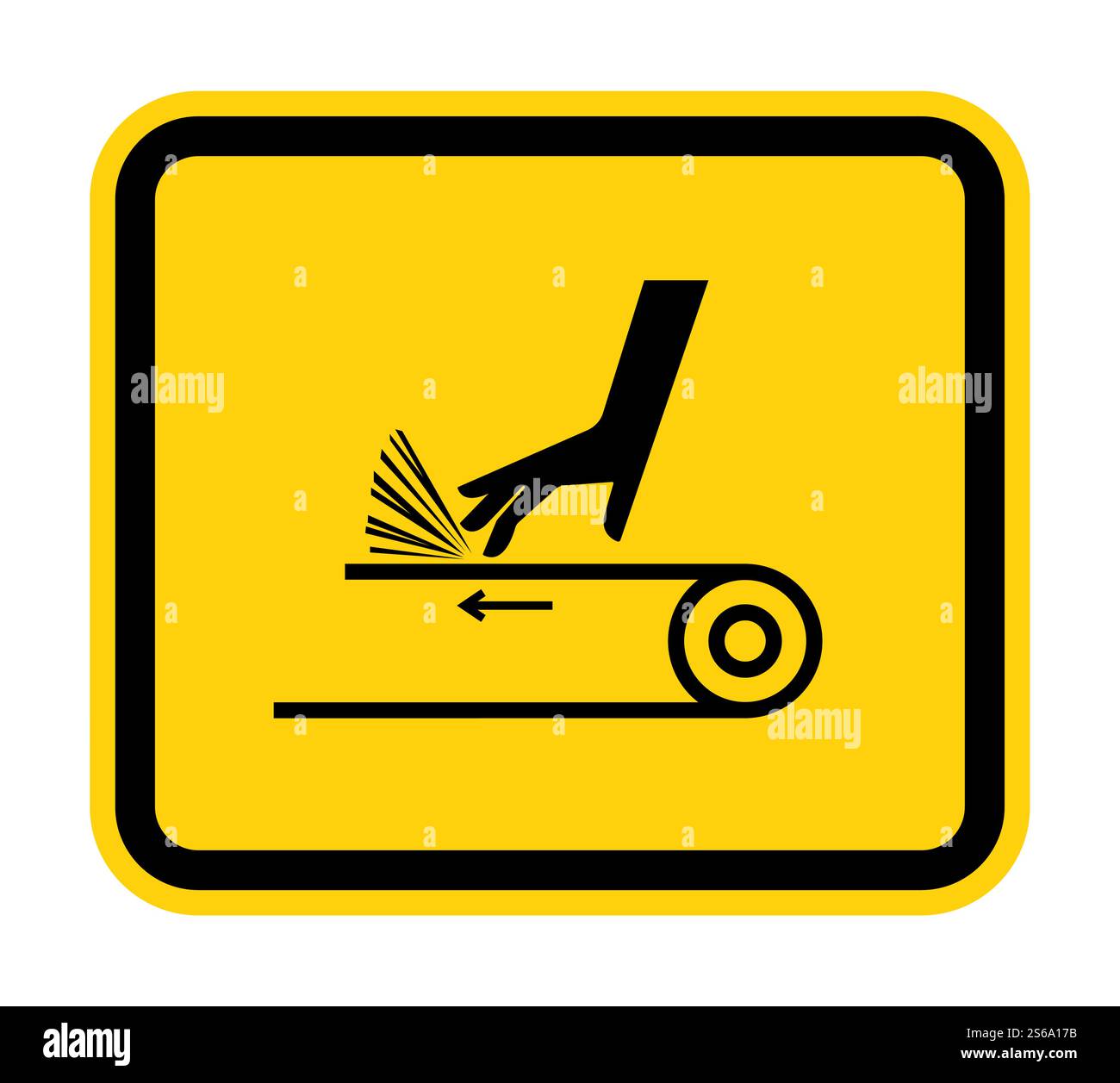 Hand Abrasion Belt Drive Symbol Sign Isolate on White Background,Vector ...