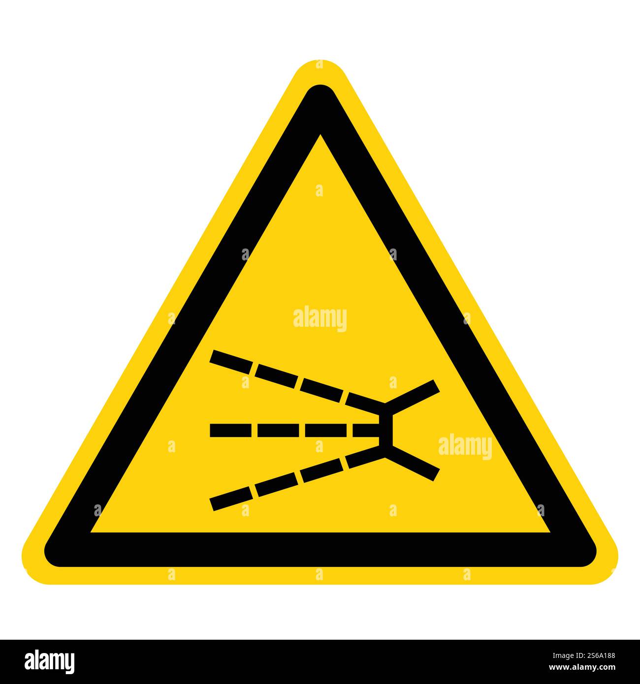 Splashing Hazard Symbol Sign Isolate On White Background,Vector ...
