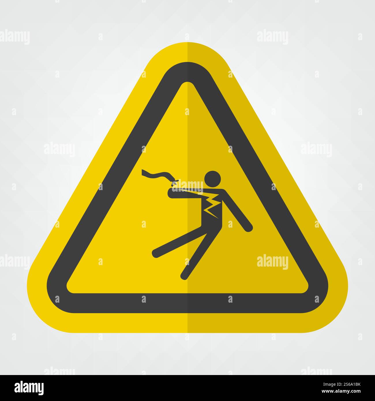 Electrical Shock Electrocution Symbol Sign Isolate On White Background ...