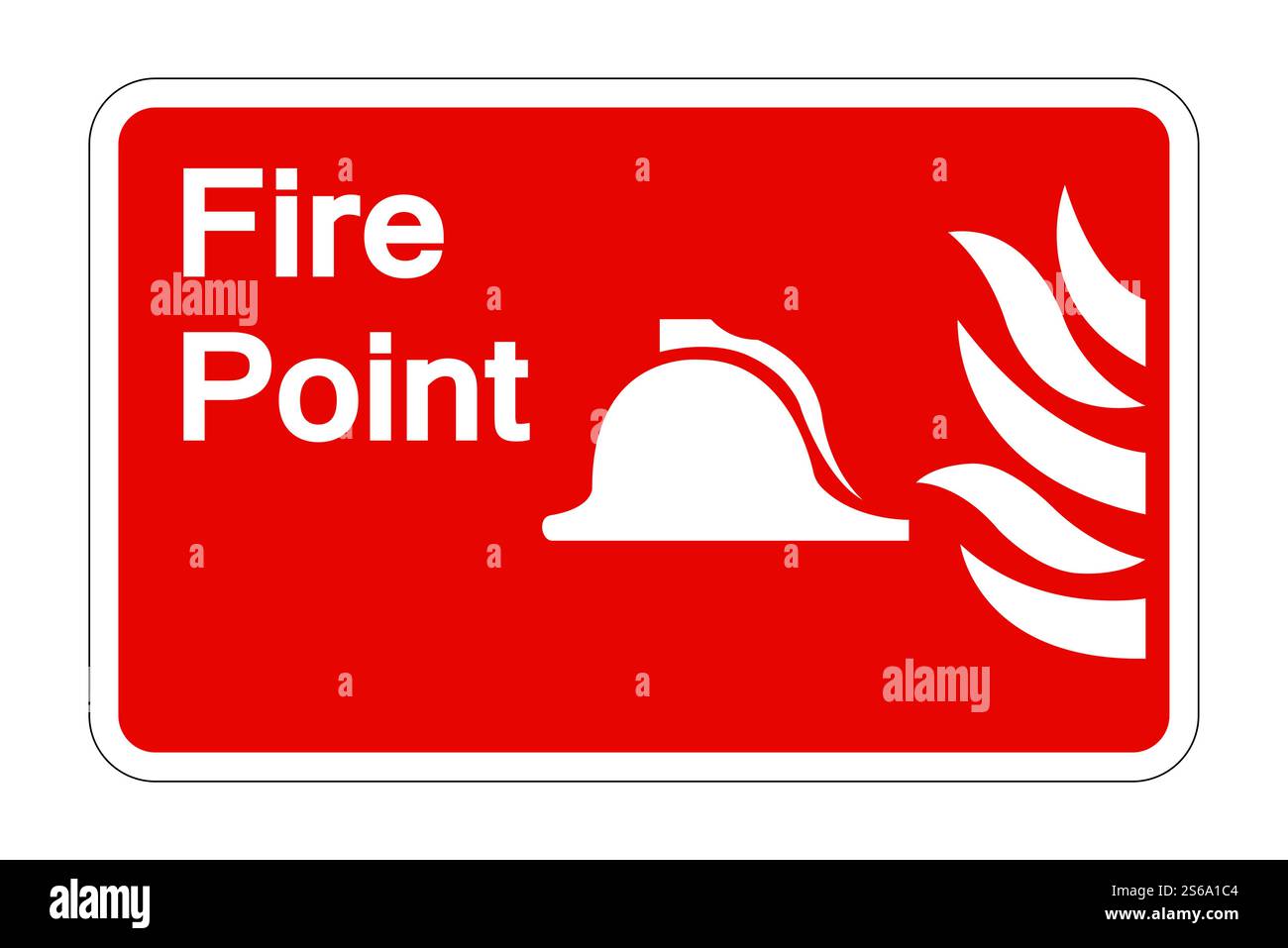 Fire Point Symbol Sign on white background,Vector illustration Stock ...