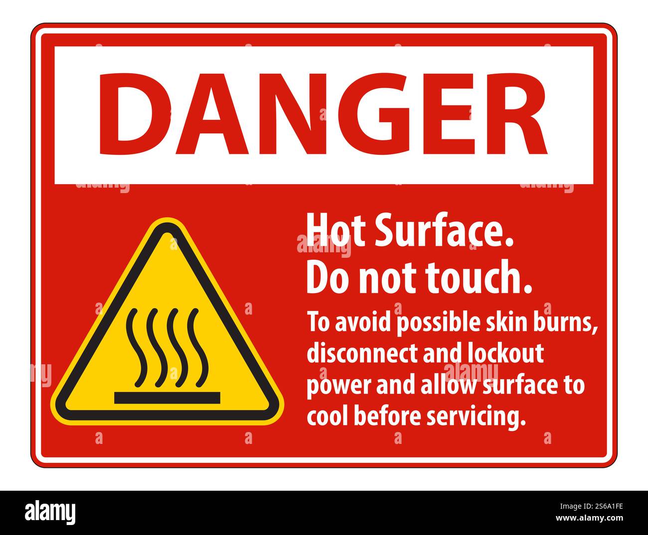 Hot Surface, Do Not Touch, To Avoid Possible Skin Burns, Disconnect And ...