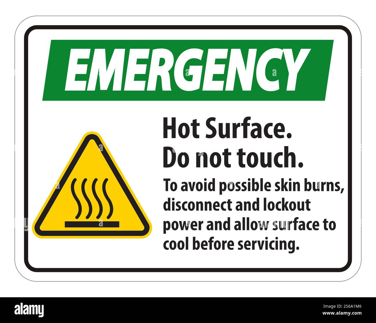 Hot Surface, Do Not Touch, To Avoid Possible Skin Burns, Disconnect And ...