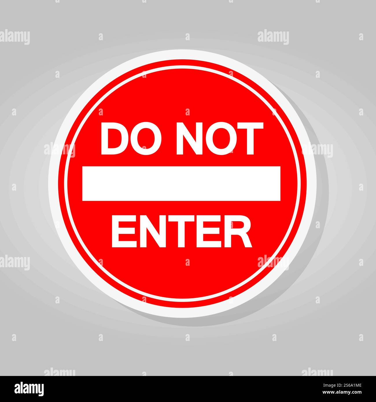 Do Not Enter Street Sign Isolate On White Background,Vector ...