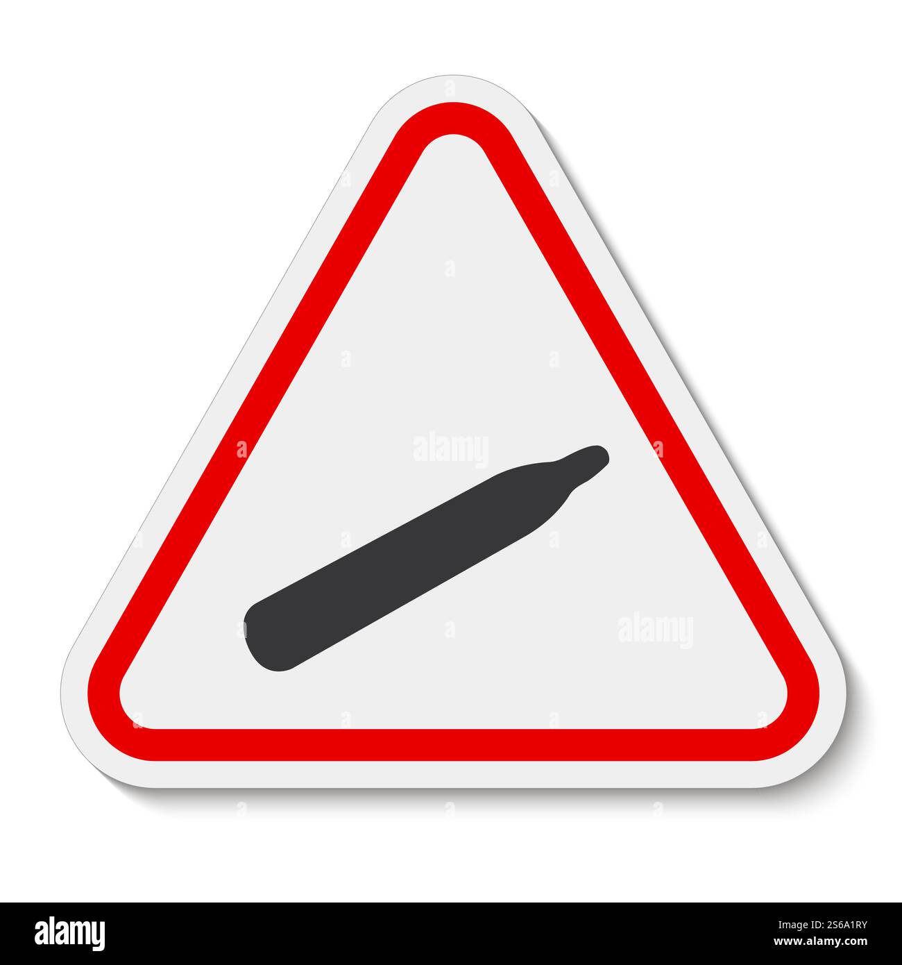 Danger Pressure Gas Symbol Sign Isolate On White Background,Vector ...