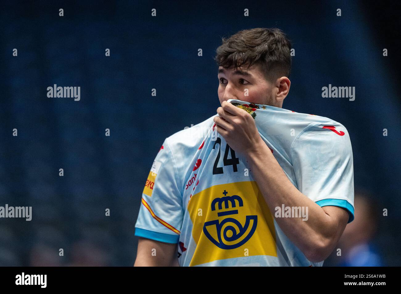 250116 Daniel Dujshebaev of Spain during the 2025 IHF World Men's ...