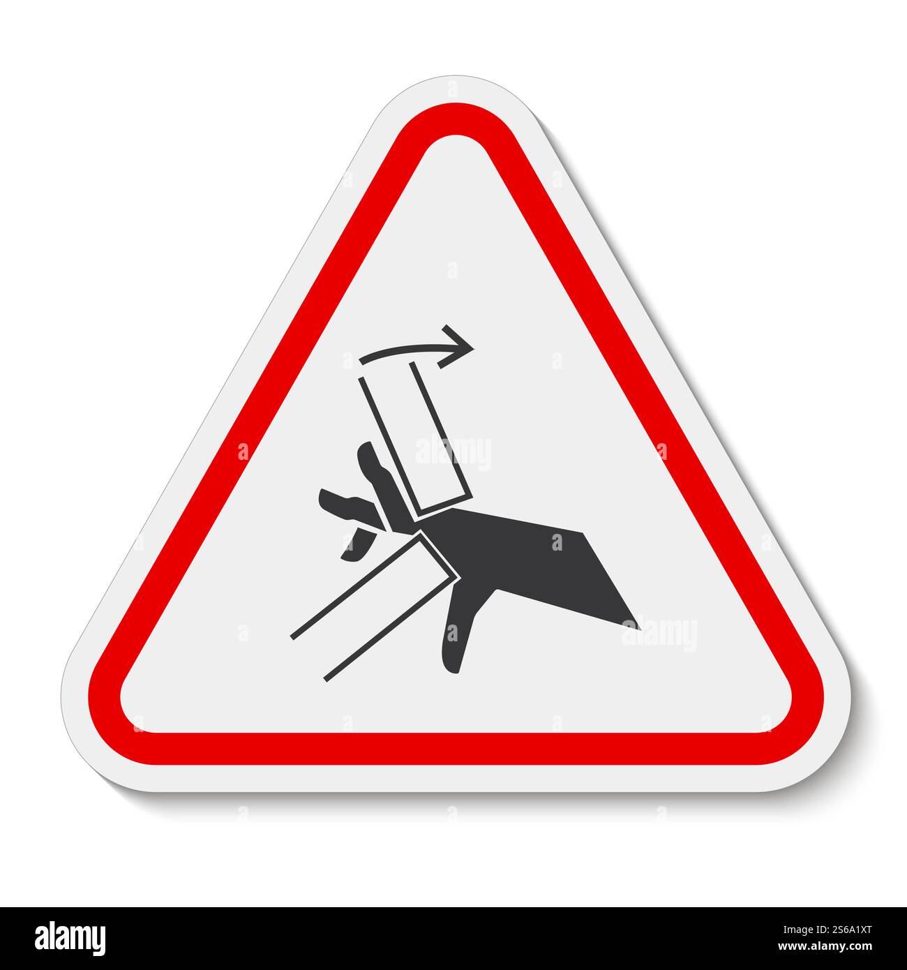 Hand Crush Pinch Point Symbol Sign Isolate on White Background,Vector ...