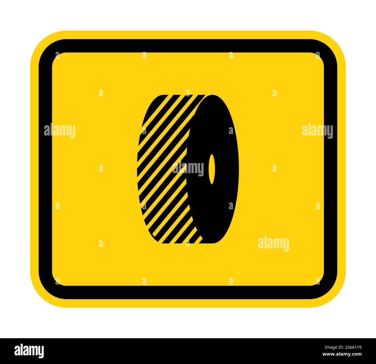 Do Not Change Grinding Wheels Symbol Sign Isolate on White Background ...