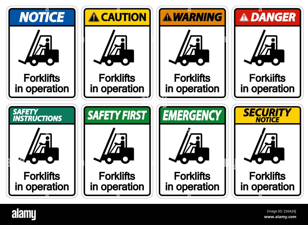 forklifts in operation Symbol Sign Isolate on transparent Background ...