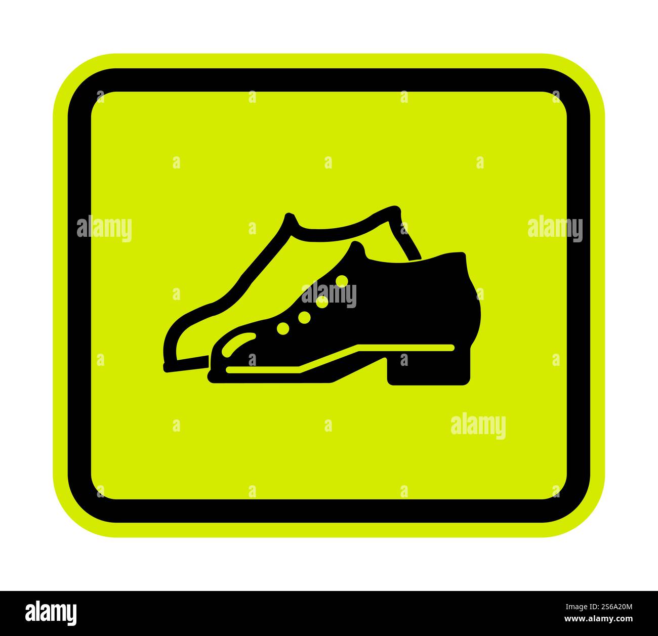 Symbol Enclosed Shoes Are Required In The Manufacturing Area sign ...