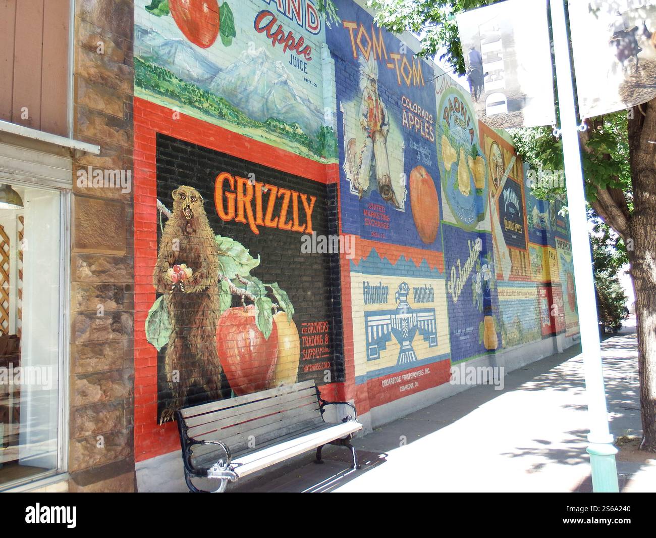 Old advertising bilboards Stock Photo - Alamy