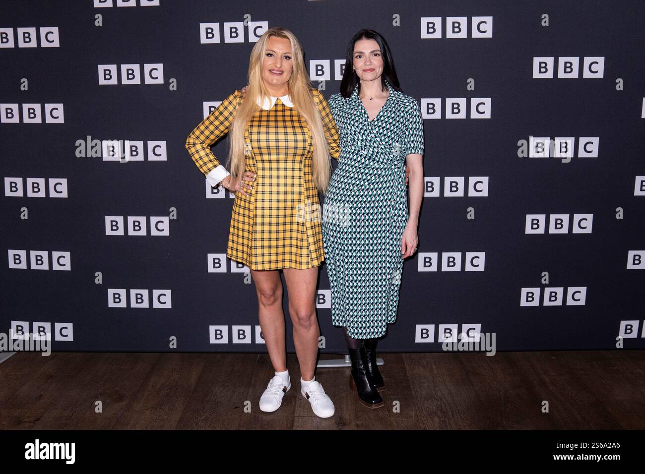 Daisy May Cooper (left) and Selin Hizli (right) attending the BBC ...