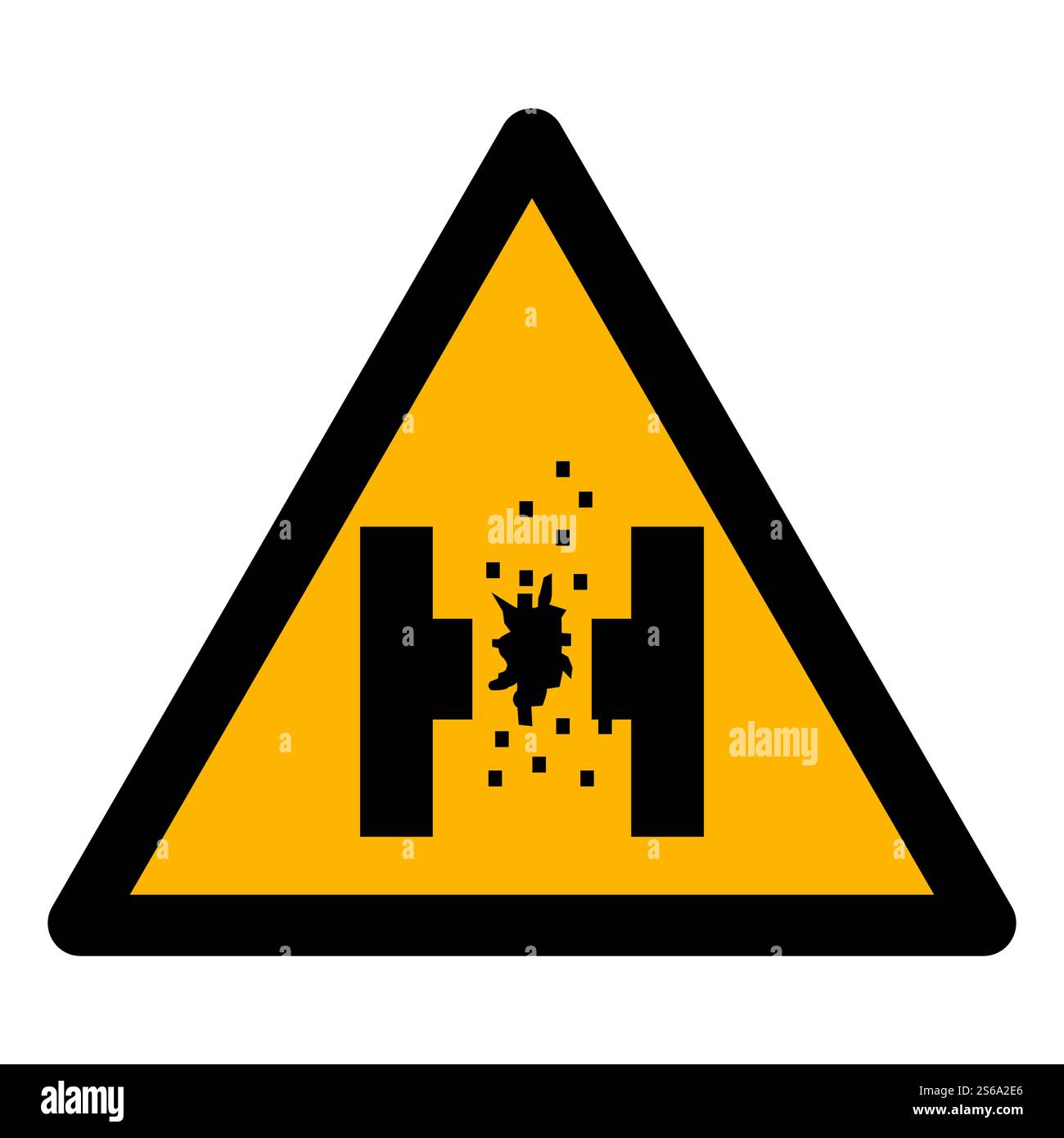Danger Of Molten Metal Symbol Sign Isolate On White Background,Vector ...