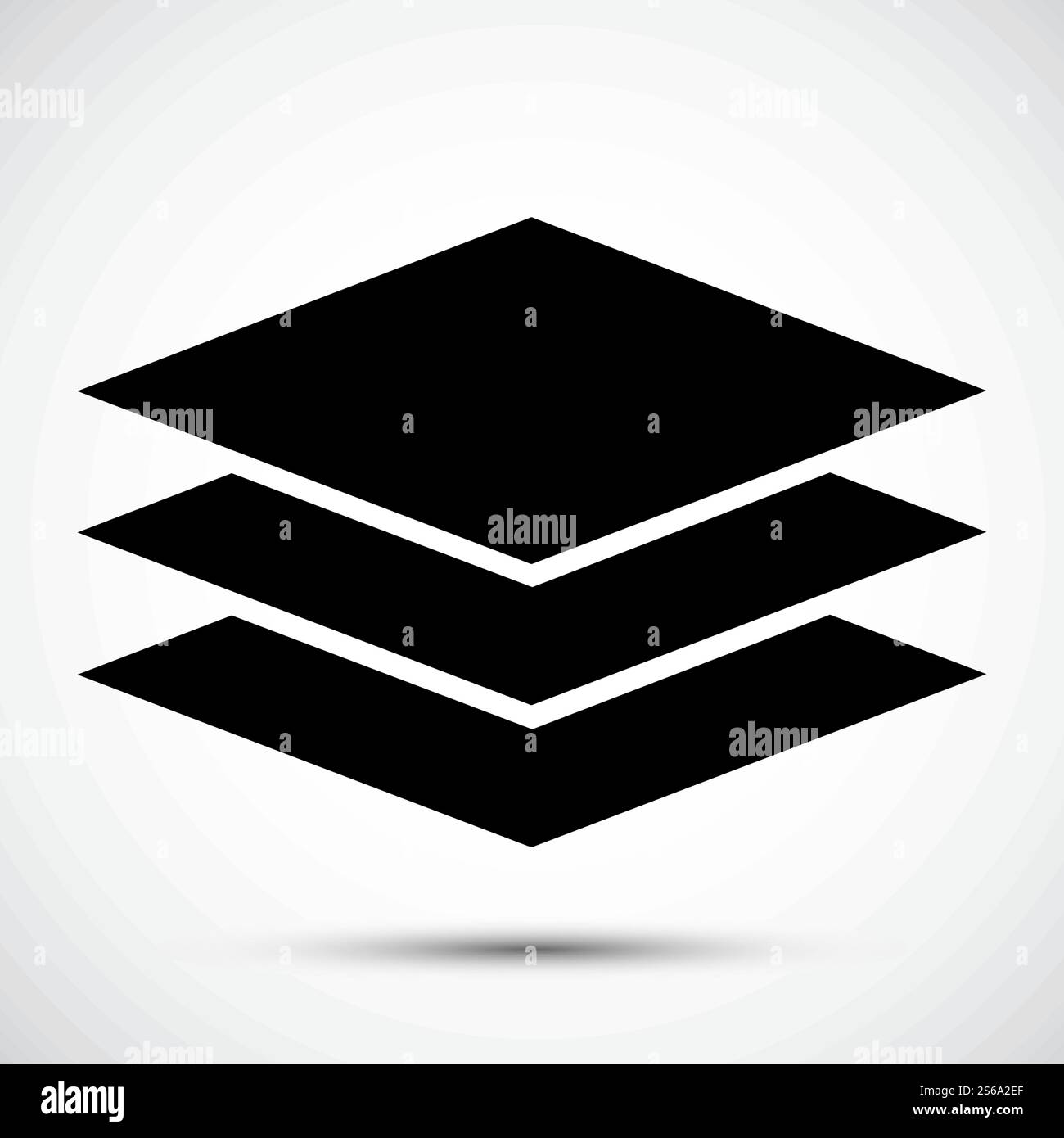 Layers Icon Symbol Sign Isolate On white Background,Vector Illustration ...