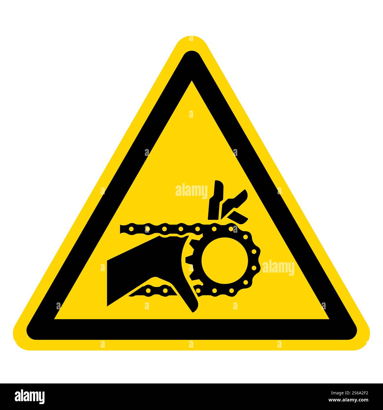 Hand Entanglement Chain Drive Symbol Sign Isolate On White Background ...