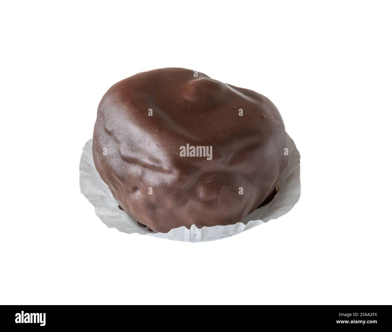 Bossche bol on white background, pastry from the Dutch city of Den ...