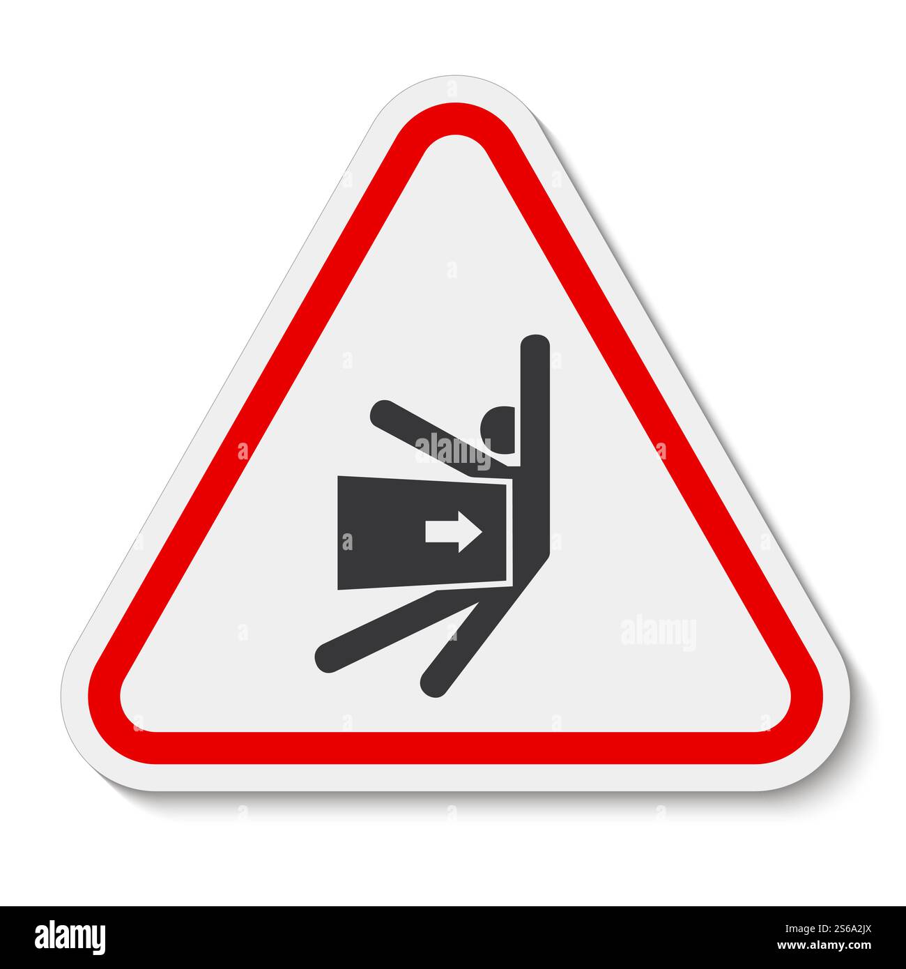 Body Crush Force From Side Symbol Sign Isolate On White Background ...