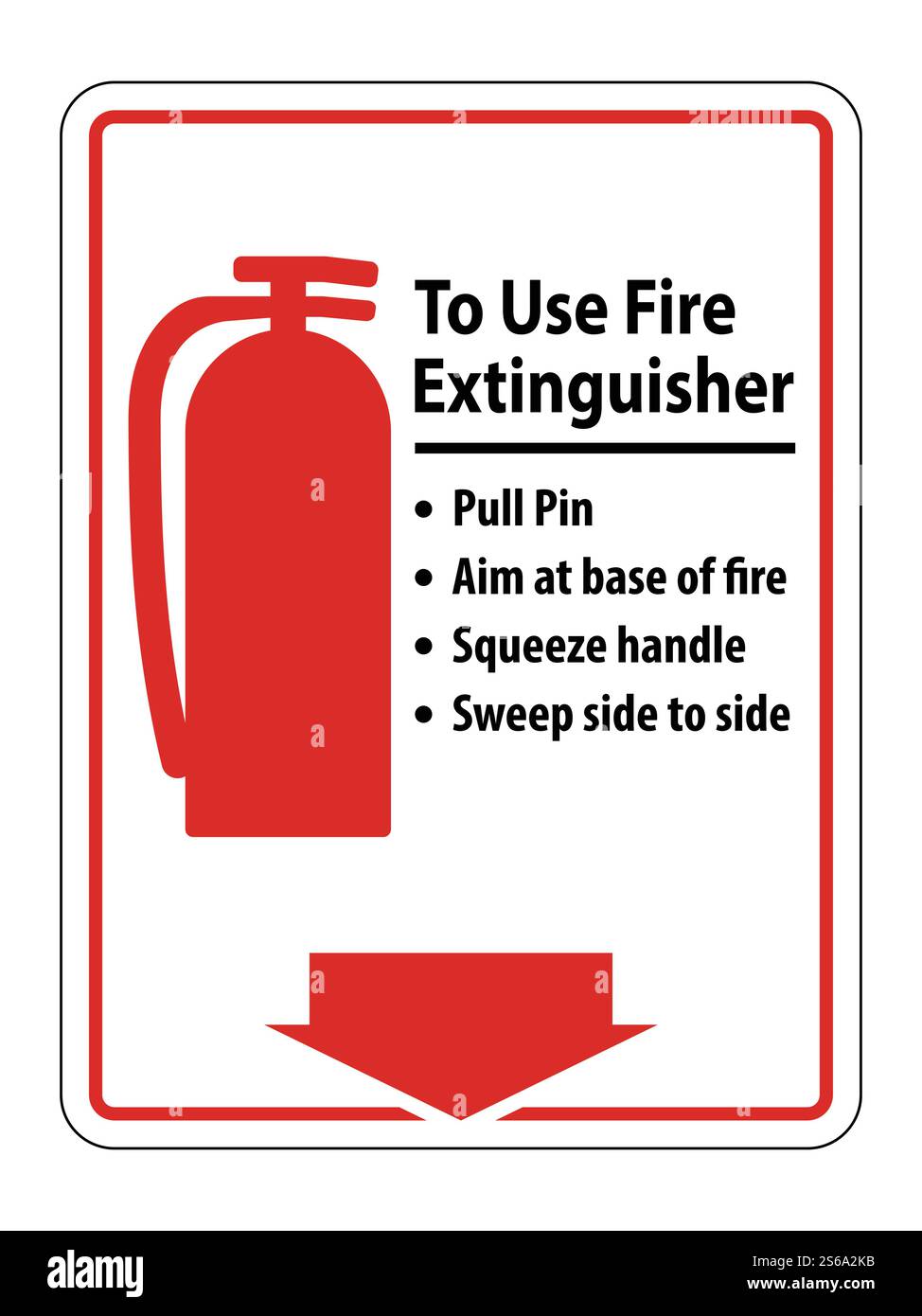 Symbol How To Use Fire Extinguisher Sign Isolate On White Background ...
