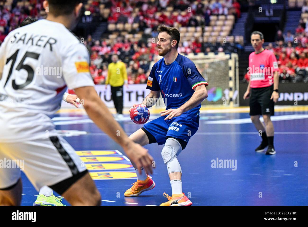 Filippo Angiolini of Italy Nationalteam during IHF Men's - Handball ...