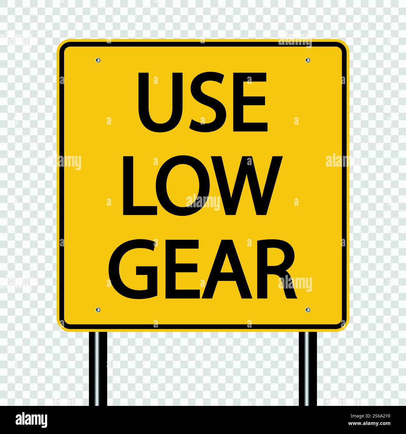 Use low gear sign on transparent background,vector illustration Stock ...