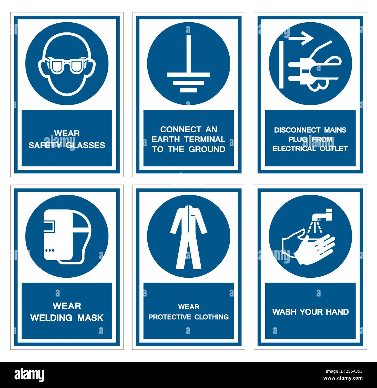 Safety PPE Must Be Worn Sign Isolate On White Background,Vector ...