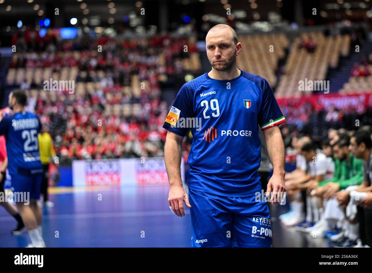 Jeremi Pirani of Italy Nationalteam during IHF Men's - Handball World ...