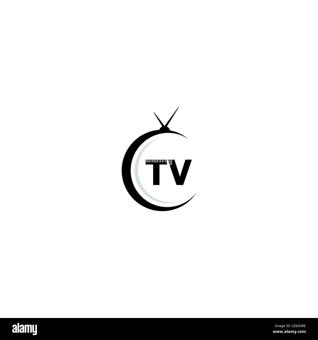 cTV or Television channel icon logo design vector template Stock Vector ...