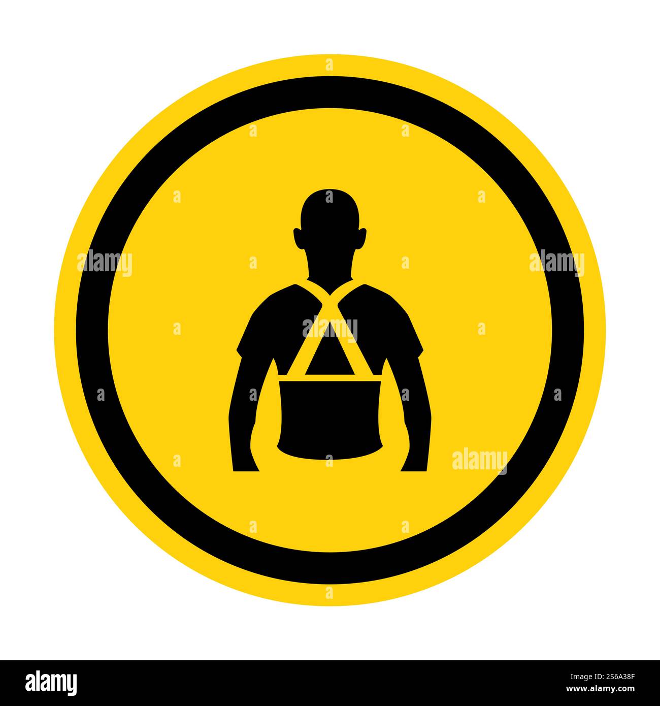 Wear Back Support Symbol Sign Isolate On White Background,Vector ...