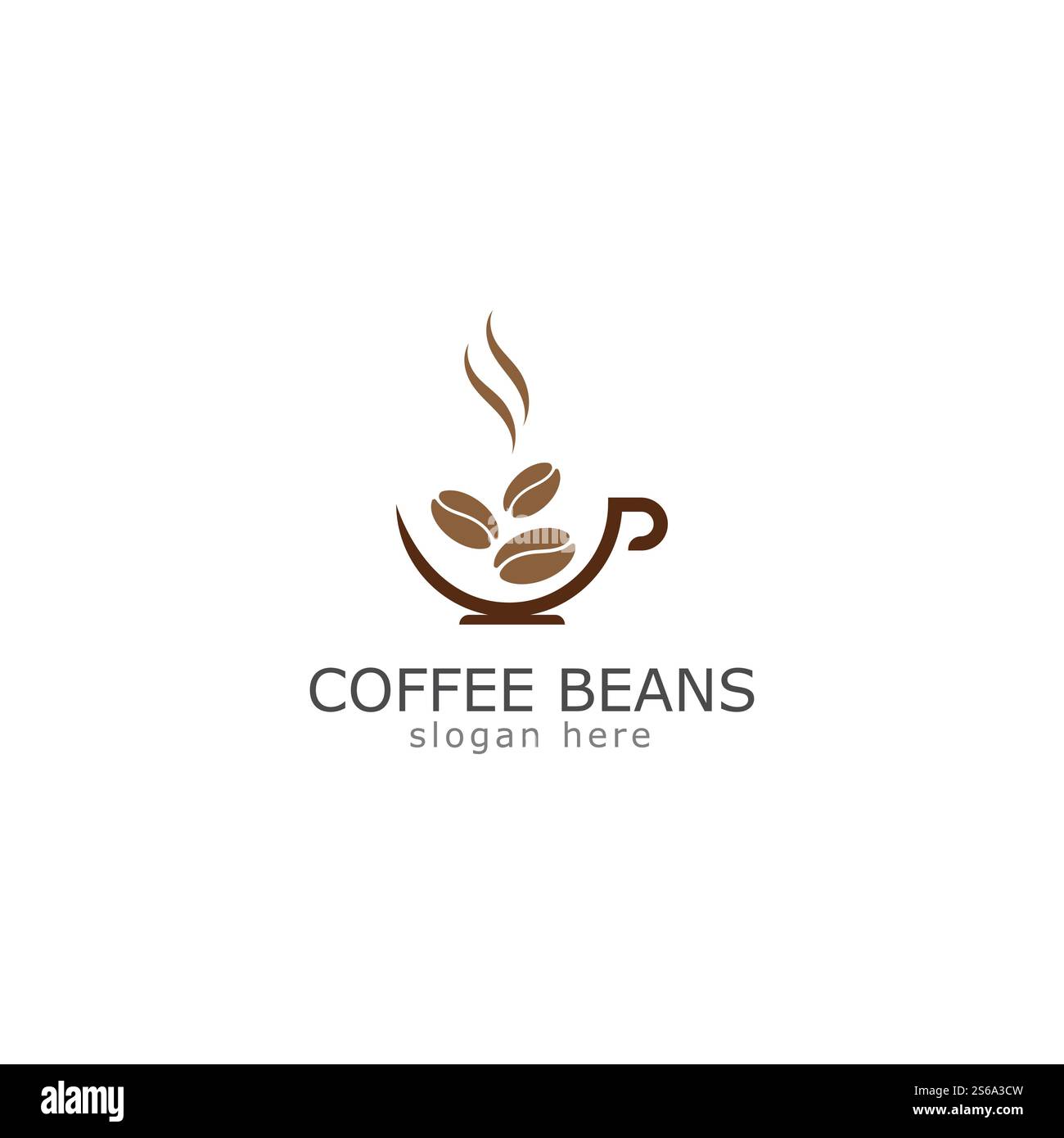 coffee beans logo icon vector illustration Stock Vector Image & Art - Alamy
