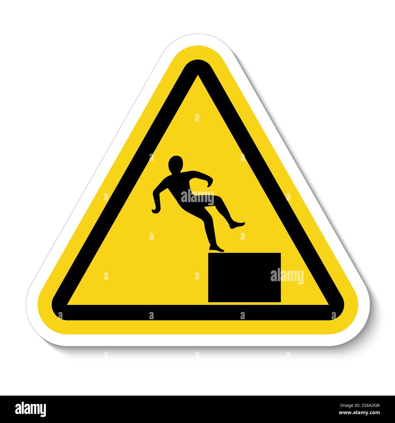 Beware High Level Drop Symbol Sign Isolate On White Background,Vector ...