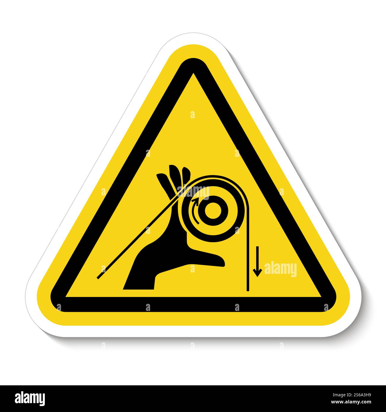 Hand Entanglement Rollers Symbol Sign, Vector Illustration, Isolate On ...