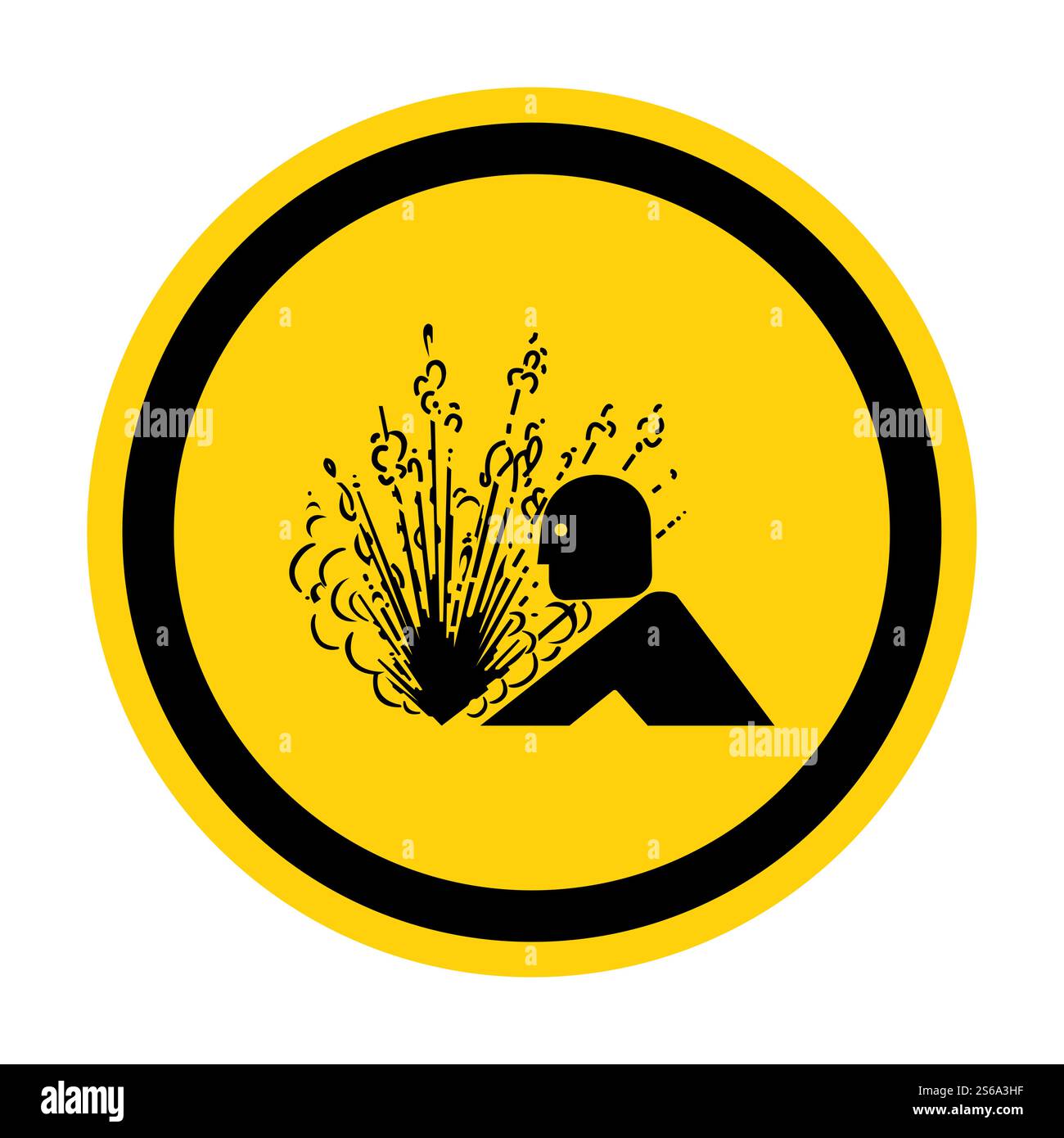 Explosion Release Of Pressure Symbol Sign Isolate on White Background ...