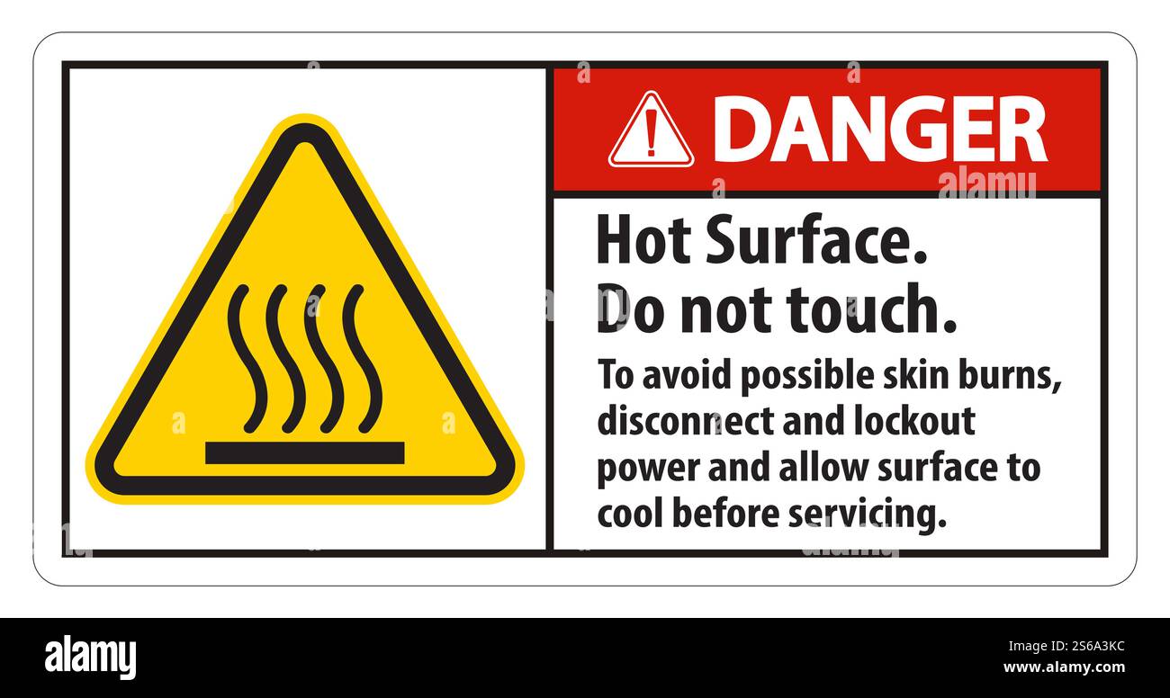 Hot Surface, Do Not Touch, To Avoid Possible Skin Burns, Disconnect And ...