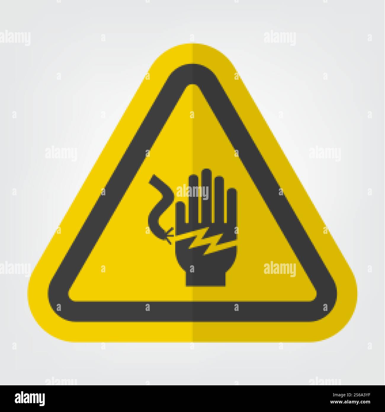 Electrical Shock Electrocution Symbol Sign Isolate On White Background ...