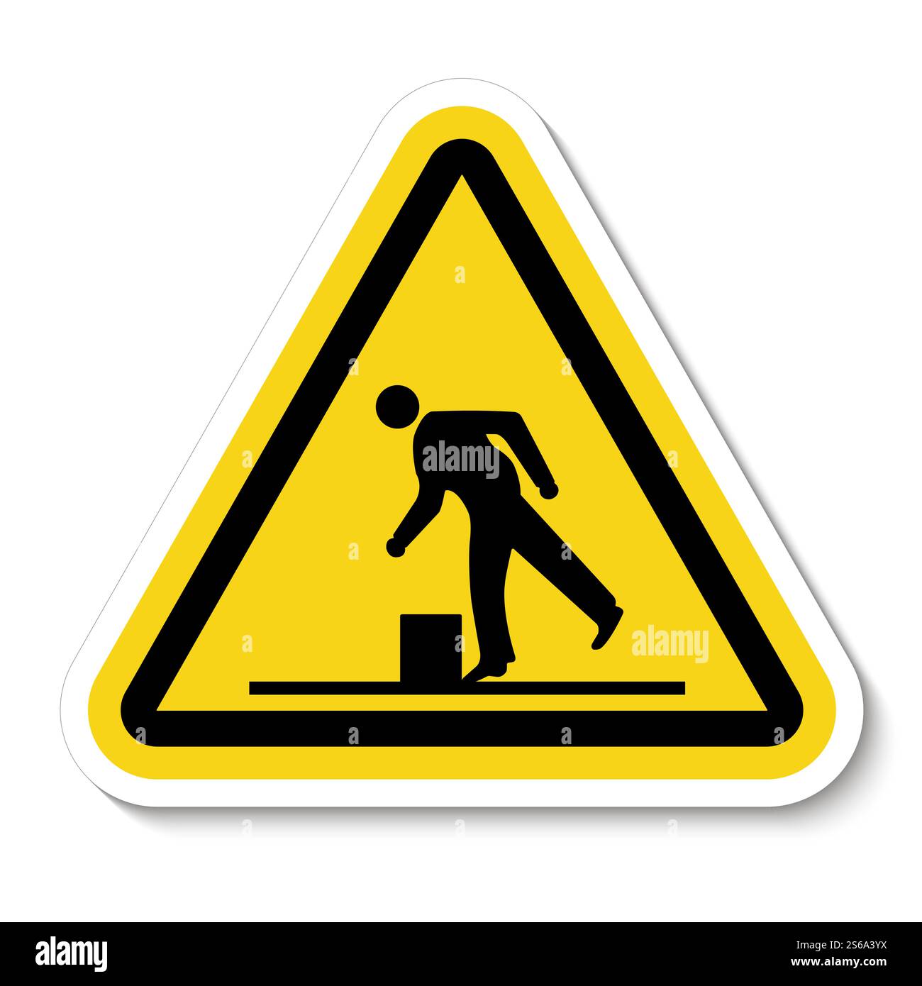 Beware Obstacles Symbol Isolate On White Background,Vector Illustration ...