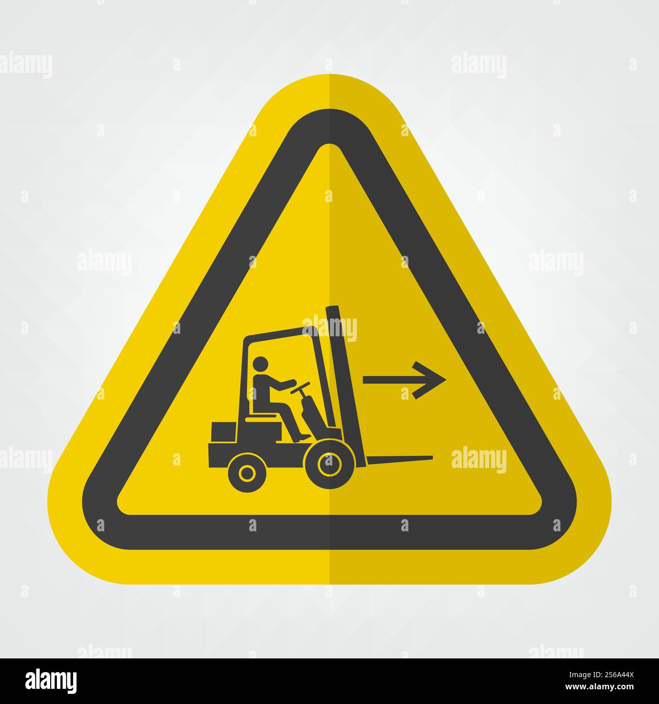 Forklift Point Right Symbol Sign Isolate On White Background,Vector ...
