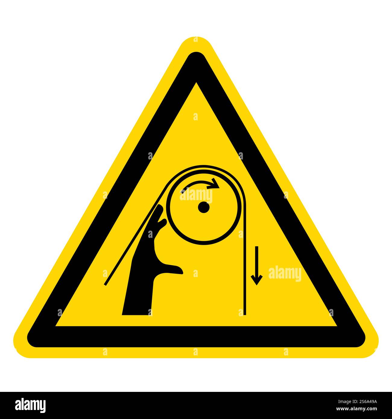 Hand Entanglement Rollers Symbol Sign Isolate On White Background ...