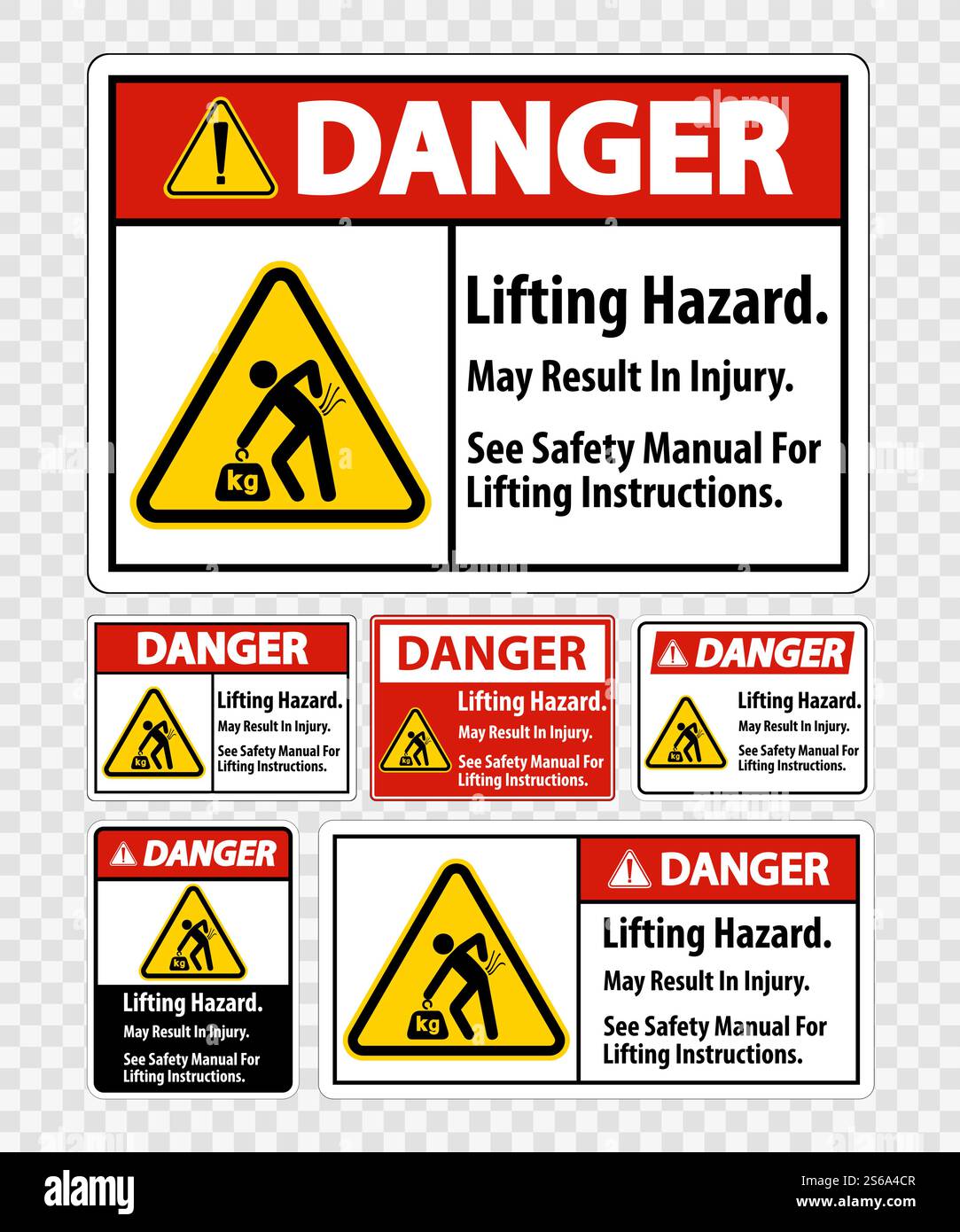 Lifting Hazard,May Result In Injury, See Safety Manual For Lifting ...