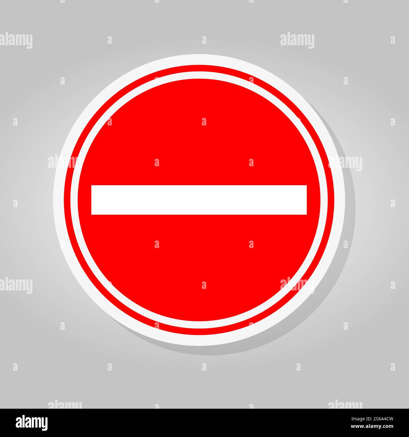 Red Stop Sign Isolate On White Background,Vector Illustration Stock ...