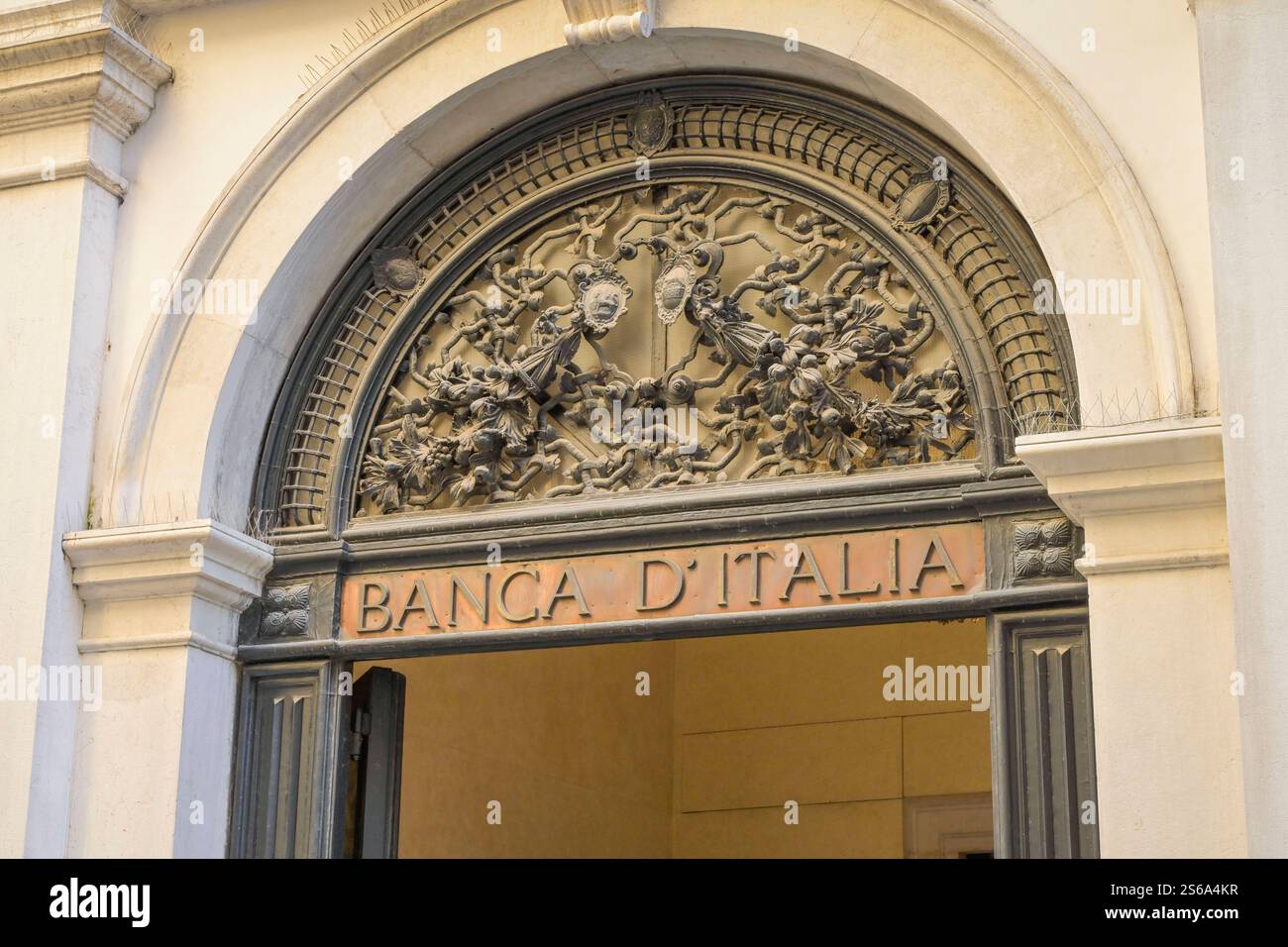 Banca d Italia, Calle Larga Mazzini, Venedig, Venetien, Italien ...