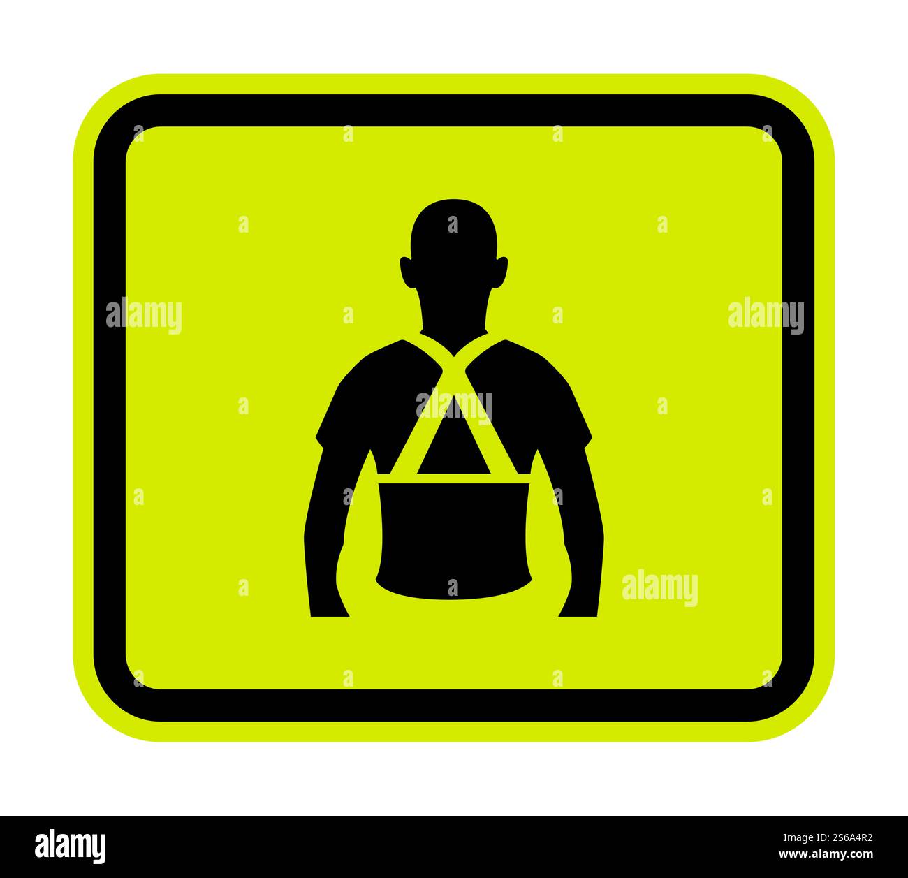 Wear Back Support Symbol Sign Isolate On White Background,Vector ...