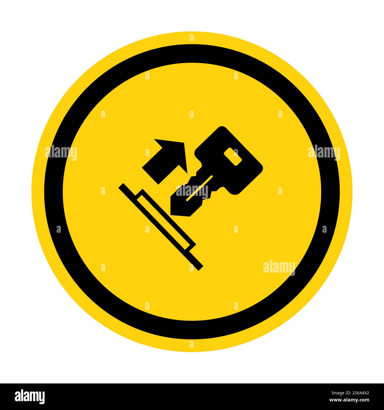 Pull Key Symbol Sign Isolate On White Background,Vector Illustration ...