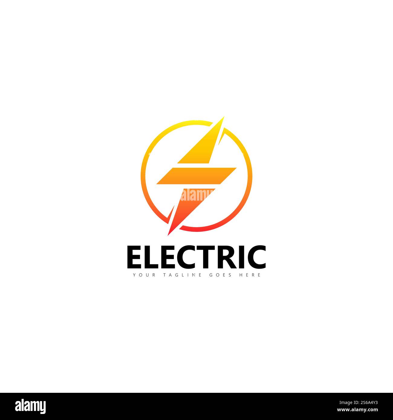 circle electric logo icon symbol design template Stock Vector Image ...
