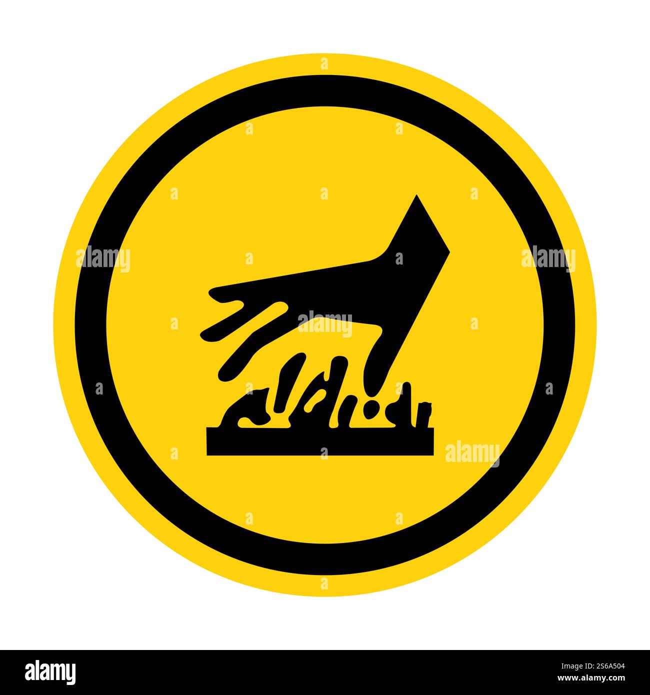 Beware Hot Surface Symbol Isolate On White Background,Vector ...