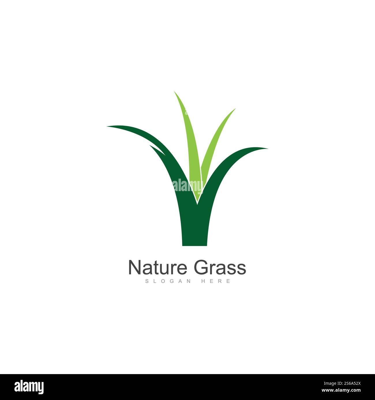 Nature Grass logo design vector Creative Grass logo design Template ...