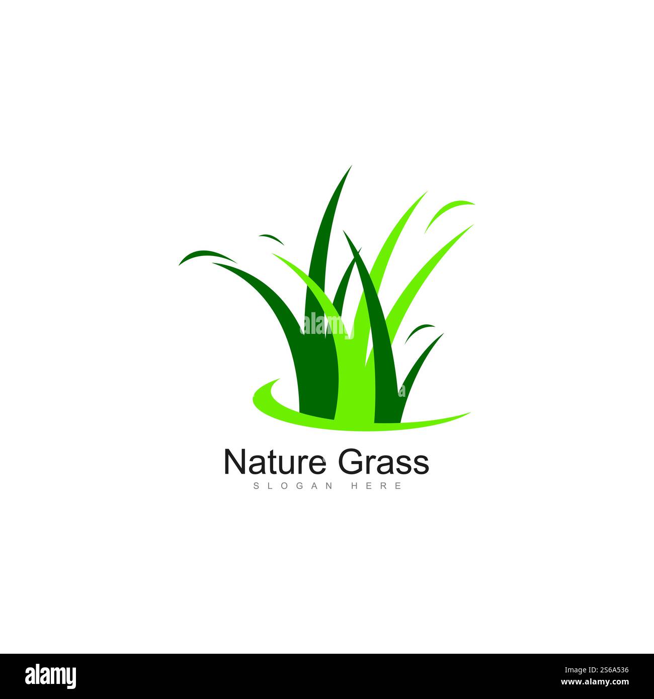 Nature Grass logo design vector Creative Grass logo design Template ...