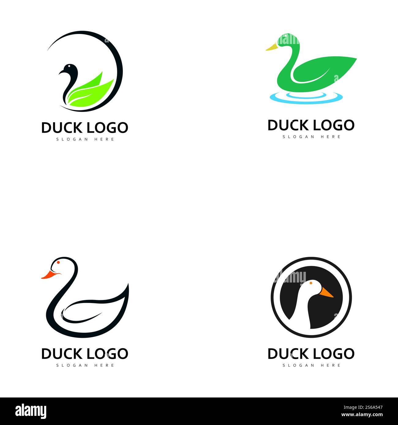 duck logo vector icon template Stock Vector Image & Art - Alamy