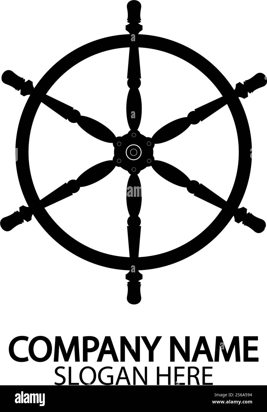 Ship and boat helm steering wheel boat and maritime rudder icon ship ...